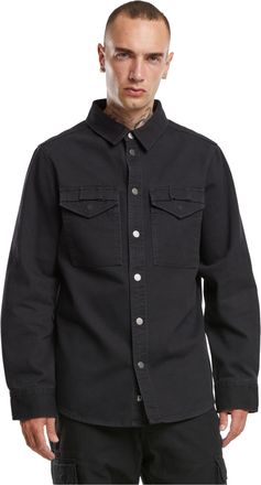 Brandit Heavy Twill Shirt, Farbe: Black, Gr&ouml;&szlig;e: XL