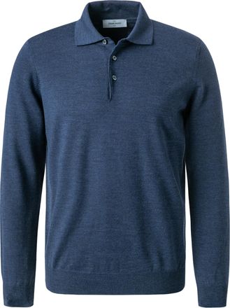 Gran Sasso Herren Pullover blau unifarben