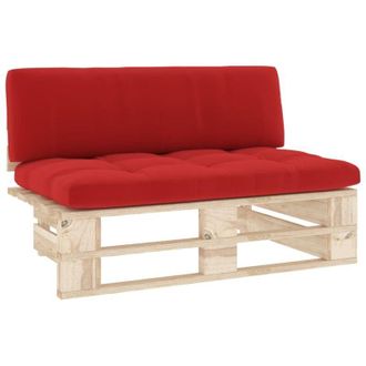vidaXL Outdoor-Mittelsofa Paletten Impr&auml;gniertes Kiefernholz vidaXL