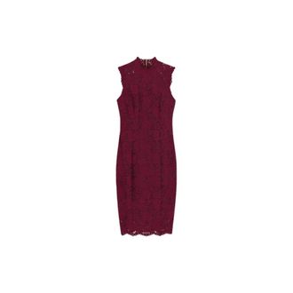 Marciano Michelle SL Lace Dress - Femme - Robes - Violet - Taille: 42 FR