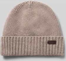 Barbour Beanie mit Logo-Patch