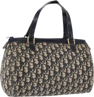 Dior Sac bandouli&egrave;re Trotter en toile Pre-owned - Femme - Pre-owned - Bleu - Taille: ONE Size