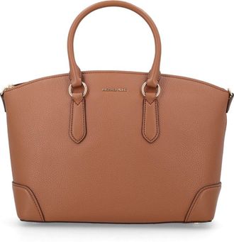 Michael Michael Kors Womens Bag With Logo Brown Polyurethane Handbags Hand