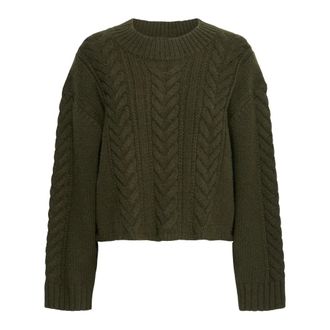 Ichi Strickware - - Knitwear - Damen - Gr&uuml;n - L