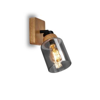 Briloner Leselampe, Wandleuchte Innen, Lampe, Wandlampe Innen, Schwenkbar, Wohnzimmerlampe, Schwarz