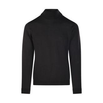 Roberto Collina Mock-Neck-Pullover - - Knitwear - Herren - Schwarzk - L