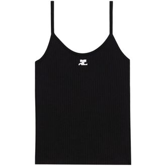 Courr&egrave;ges Reedidion Rib-knit Tank Top