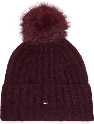 Tommy Hilfiger M&uuml;tze Tommy Hilfiger Th Flag AW0AW19330 Dunkelrot