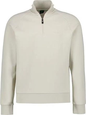 HUGO BOSS Herren Pullover beige unifarben