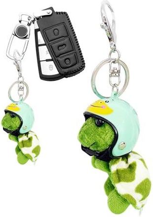 Generico Push Keychain - Tour de poup&eacute;es de tortue - Peluga Turtle Keyring, Accessoire de keyring animal pour cadeaux et f&ecirc;tes | Charme l&eacute;ger et portable pour 