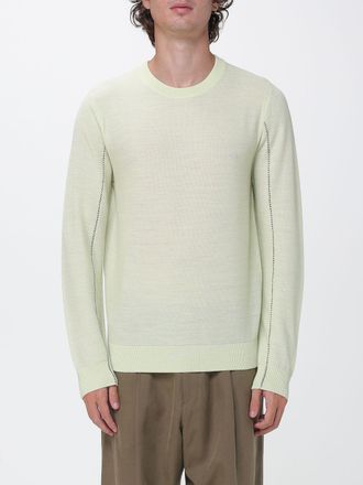 Paul Smith Pull &agrave; col rond en pure laine m&eacute;rinos avec bords c&ocirc;tel&eacute;s