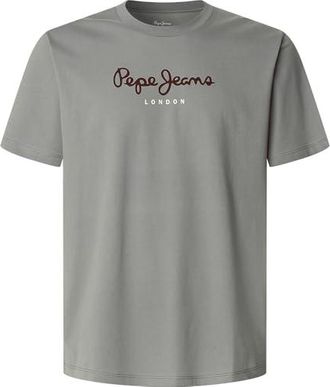 Pepe Jeans London T-Shirt Eggo N pour Homme, Gris (Gris), L, Gris (Gris), L