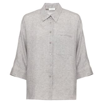 PESERICO Femme, Blouses et Chemises, Brun, Taille: 40 FR Chemises