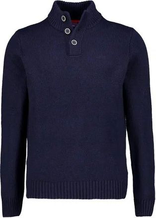 N.Z.A. Herren Pullover blau unifarben