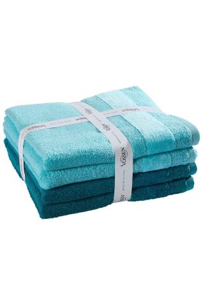 Vossen Frottierset Silence Set, Blau, Textil, 4-teilig, Uni, ISO 9001, Fkt, Made in Austria, Oeko-Tex Standard 100, hochwertige Qualit&auml;t, Badtextilien, Handt