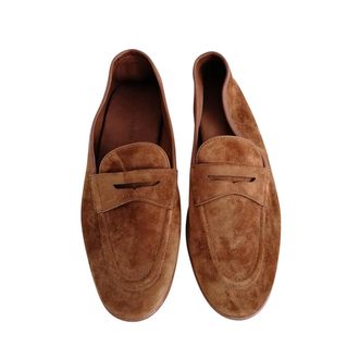 Ralph Lauren Polo Ralph Lauren Tan Suede Ashtyn Loafers Size 35.5