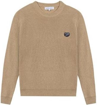Maison Labiche Pull Grancey patch coeur en coton