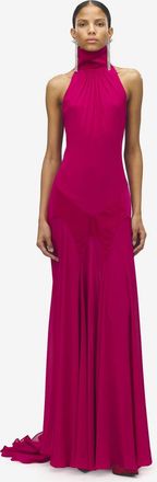 Alexander McQueen Abendkleid aus Seidengeorgette - Item 842905QBADS5096