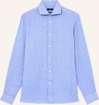 Reiss Reiss Leinenhemd Ruban Regular Fit blau
