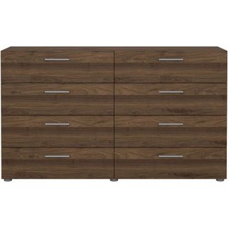 ebuy24 Pepe Kommode 8 Schubladen Nussbaum-Dekor
