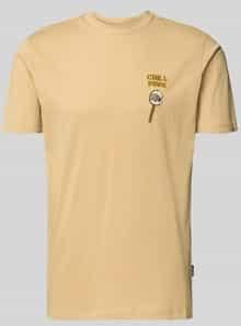 Blend Regular Fit T-Shirt mit Statement-Stitching Modell Kameron