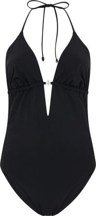 Tory Burch Femme, Maillots de bain, Noir, Taille: 42 FR Maillot de bain une pi&egrave;ce &agrave; col am&eacute;ricain