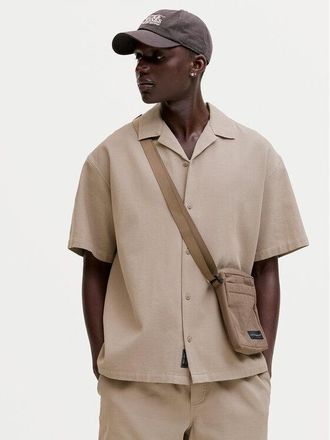Jack & Jones Jack & Jones Hemd Global 12295551 Beige Relaxed Fit