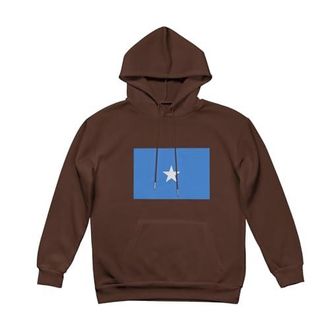 Generic Sweat &Agrave; Capuche Patriotique Somalie Drapeau Amusant Drapeau Imprim&eacute; Graphique Sweat &Agrave; Capuche avec Poches Doublure Polaire Femmes Hoodie Plusieurs Cou