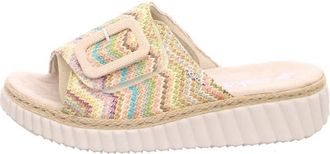 Rieker Plateau-Slingpantolette mit Keilabsatz - - Shoes - Damen - Mehrfarbig - 38 EU