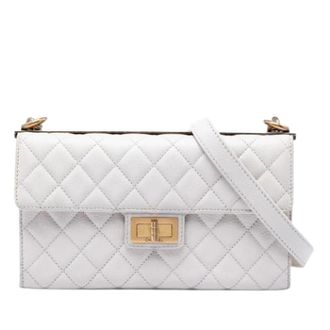 Chanel Pre-owned Vintage Quilted Goatskin Crossbody Bag - - Pre-owned - Damen - Wei&szlig; - ONE SIZE
