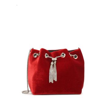 Kazar Rote Handtasche mit Schmuckverschluss - - Bags - Damen - Rot - ONE SIZE