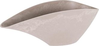 Matches 21 matches21 Schale in Tropfen Form Dekoschale Pflanzschale Kunststoff Used Look Sand 1 STK 38,8x15,5x15 cm