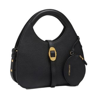 Coccinelle Kleine schwarze Lederhandtasche - - Bags - Damen - Schwarzk - ONE SIZE