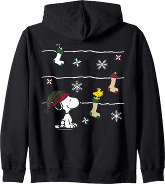 Peanuts Snoopy Woodstock Wintersocken Kapuzenjacke