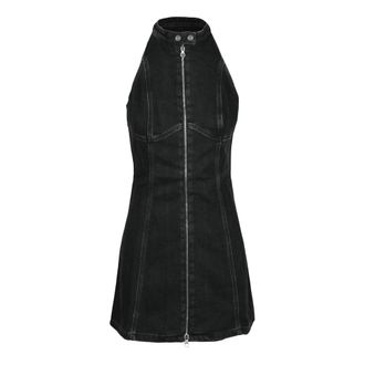 Diesel Denim-Kleid mit Rei&szlig;verschluss - - Dresses - Damen - Schwarzk - L