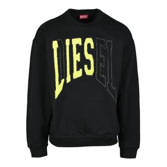 Diesel Sweatshirt - - Sweatshirts & Hoodies - Herren - Schwarzk - M