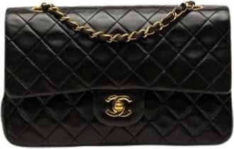 Chanel Sac d&eacute;paule vintage Chanel Pre-owned Double Flap - Femme - Pre-owned - Noir - Taille: ONE Size