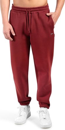 Smilodox Jogginghose Herren Cedrik, Oversize Sweathose mit Taschen, Kordelzug am Bund, Metalllabel auf dem Oberschenkel, weichem Material, Bequeme Freizeithose