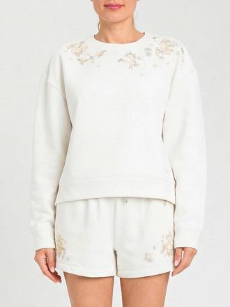 Twinset Sweat en coton &agrave; imprim&eacute; floral
