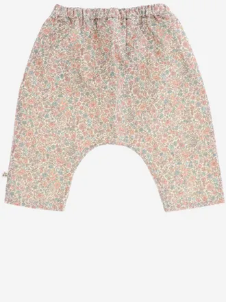 BONPOINT Floral Cotton Trousers - Pink