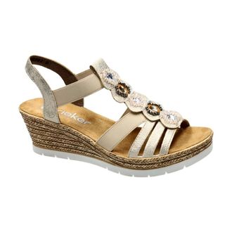 Rieker Damen, Schuhe, Beige, 41 EUGr&ouml;&szlig;e
