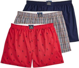 Ralph Lauren 3er Pack Bocershorts aus Baumwolle in