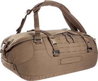 Tasmanian Tiger TT Duffel 45 L Taktische Reise-Tasche Duffel Bag für Herren mit Rucksack-Funktion und Molle-System, abschließbar, 45l Volumen, Coyote Brown