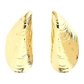ARMARIUM Armarium, Femme, Accessoires, Jaune, Taille: ONE Size Boucles doreilles Coquille de Moule