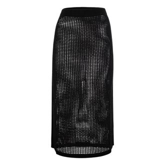 MC2 Saint Barth Darline Midi Rock - - Skirts - Damen - Schwarzk - XS