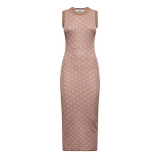 Silvian Heach &Auml;rmelloses Kleid mit Reliefmuster - - Dresses - Damen - Mehrfarbig - L