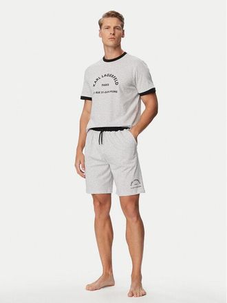 Karl Lagerfeld Pyjama B4M45003 Grau Relaxed Fit