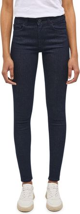 Mustang Jeans Damen Jeans Shelby Skinny Fit - Blau - Medium Blue Denim W24-W34 Stretch, Größe:26W / 32L, Farbvariante:Dark Blue Denim 5000-940