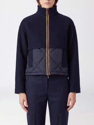 K-Way Kurze Sportjacke aus Nylon mit Rollkragen und recycelter Wattierung
