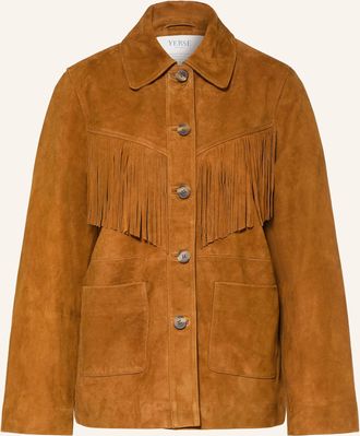 Yerse Yerse Lederjacke Betha braun